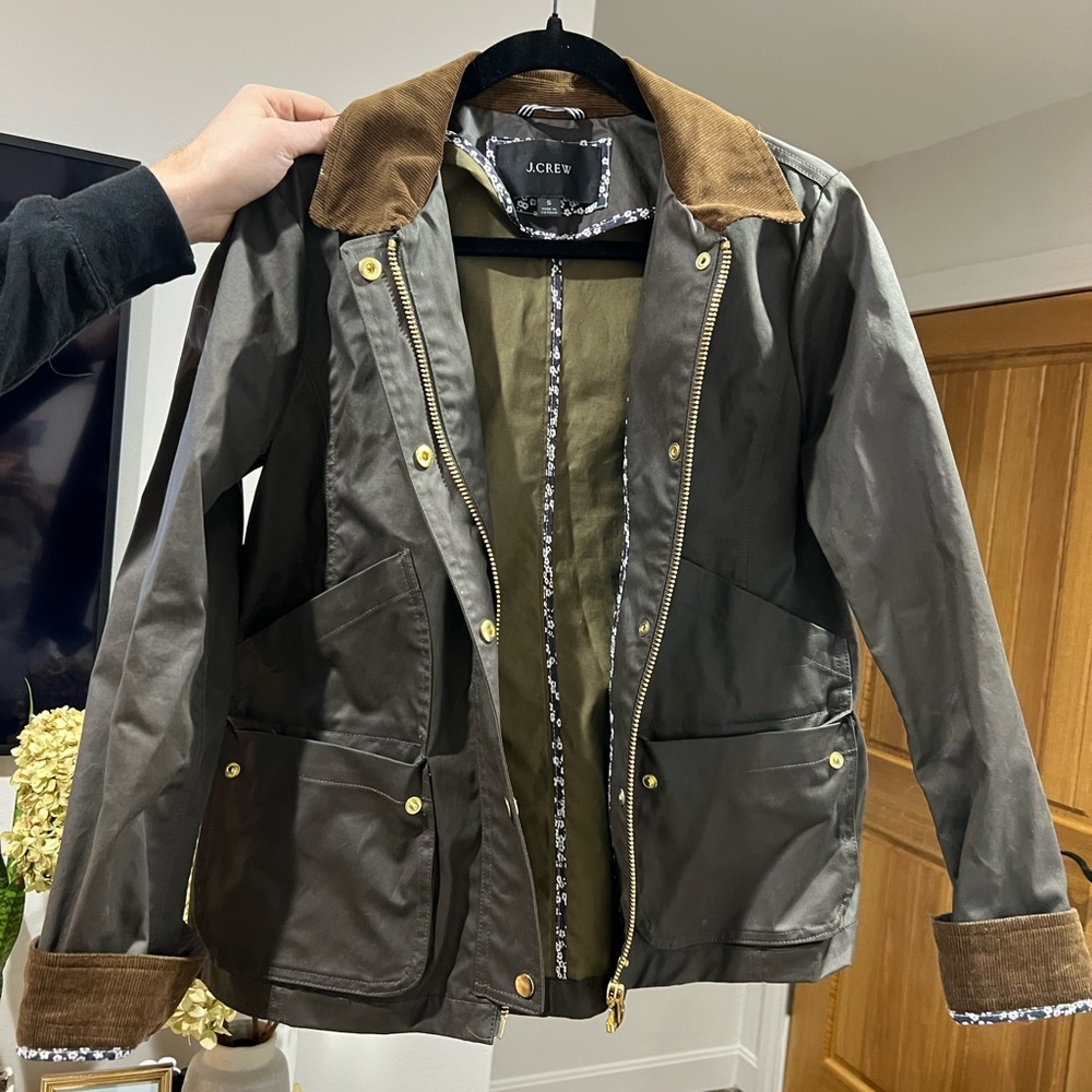 Jcrew Downtown Field Jacket Green Size Small - Gem